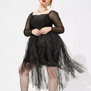 torrid | Dresses | Torrid Black Off Shoulder Whimsygoth Gothic Witch ...